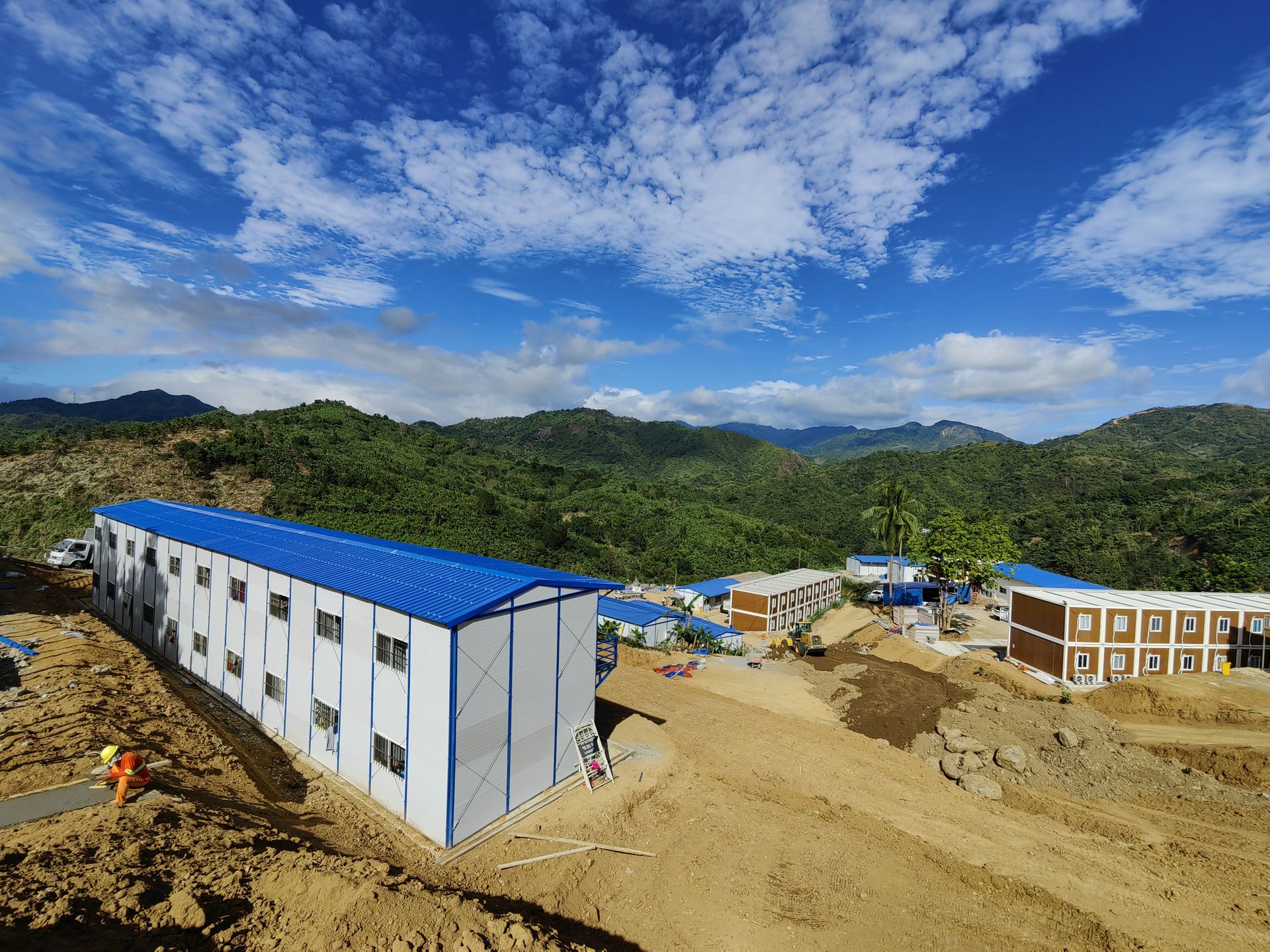 K-Type Blue House | Affordable & Durable Prefab Homes